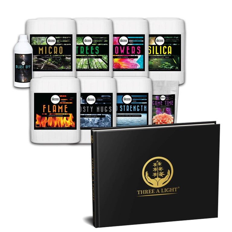Complete Growing Nutrient Kits + Three A Light™ Book – Success Nutrients